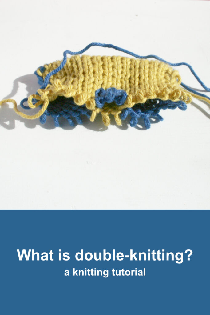 What is double-knitting? - a left- and right-handed knitting tutorial