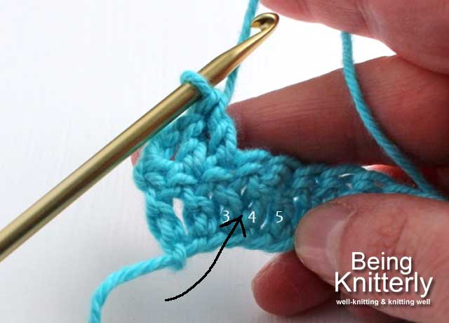 How to Crochet: Front Post Stitches (for left-handed crocheters)